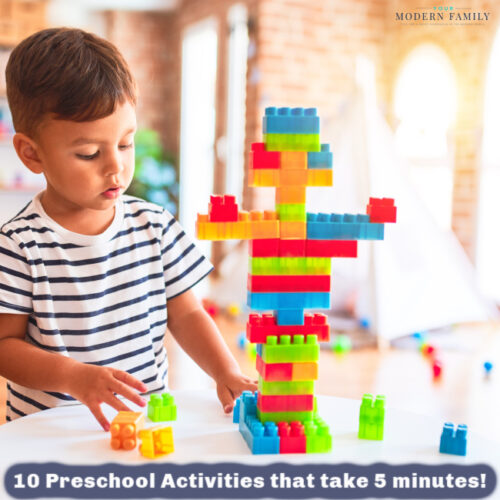 Preschool Lesson Plan in Five Minutes - Your Modern Family