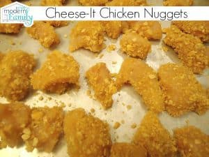 Easy cheesy chicken nuggets - Your Modern Family