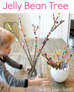 Make a Jelly Bean Tree - Your Modern Family