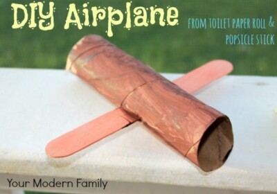 DIY airplane & train craft (made from a toilet paper roll) - Your ...