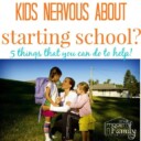Is your child nervous about starting school? 5 tips to help. - Your ...