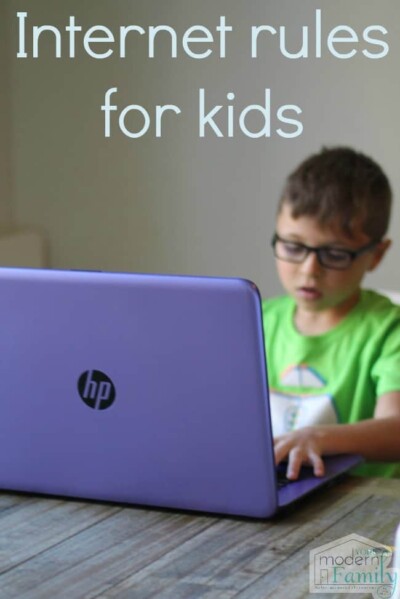 Safety Online Rules for kids - Your Modern Family