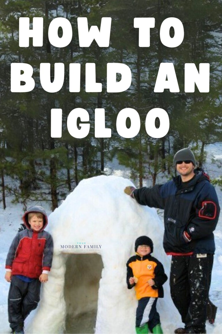 How to build an igloo out of snow (Easy secret tip!) - Your Modern Family