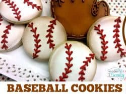 Baseball Sugar Cookie Recipe - Your Modern Family