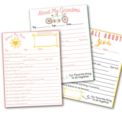 Mother’s Day Questionnaire – the PERFECT gift for Mom & Grandma - Your ...