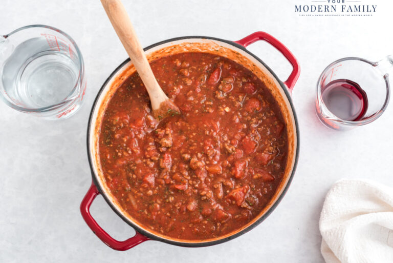 Great-Grandma’s Easy Homemade Spaghetti Sauce Recipe - Your Modern Family