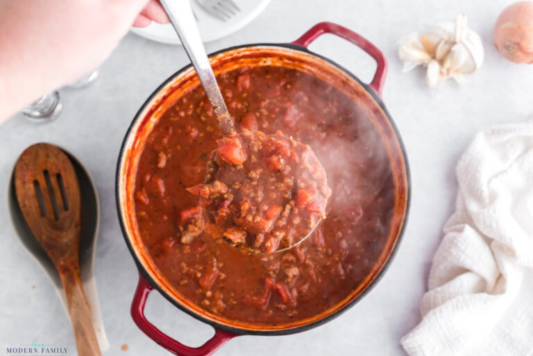 Great-Grandma’s Easy Homemade Spaghetti Sauce Recipe - Your Modern Family