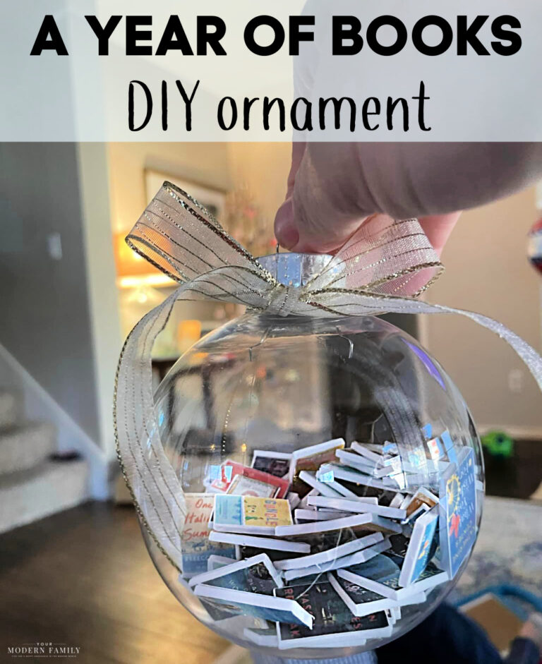 Teacher Gift: DIY Miniature Book Ornaments - Your Modern Family