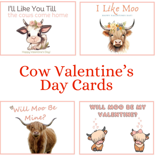 Adorable Cow Valentine’s Day Card - Your Modern Family